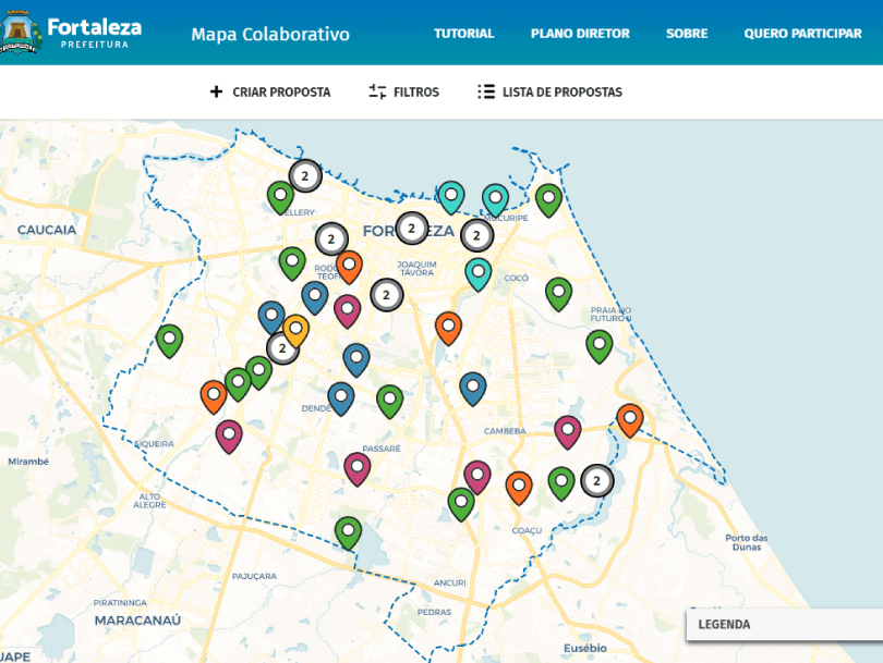 Prefeitura de Fortaleza entrega Mapa Colaborativo para facilitar ...