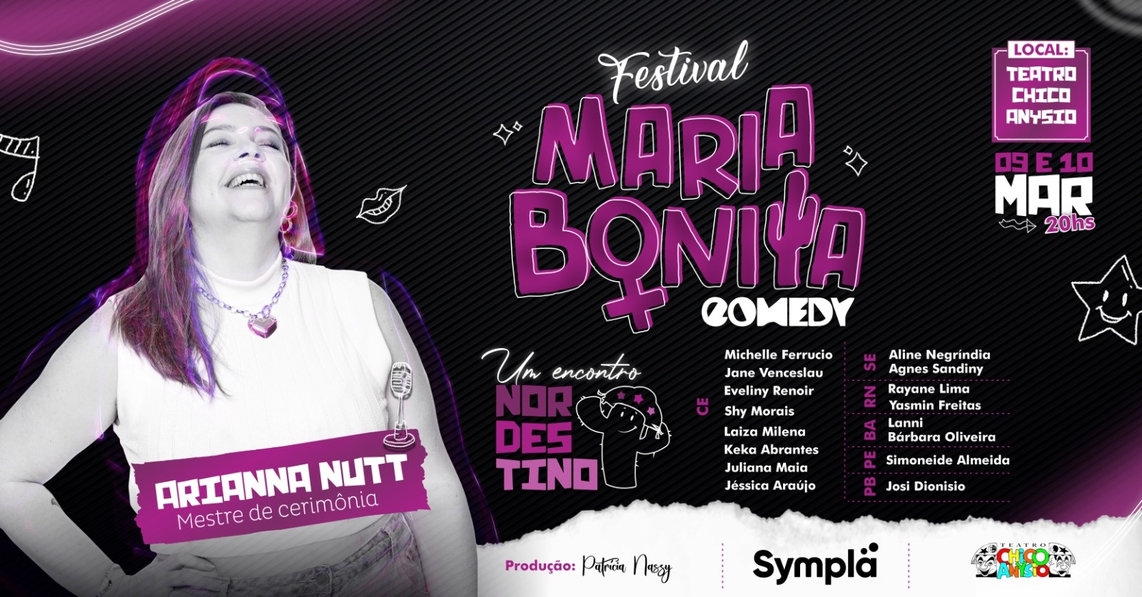 Festival Maria Bonita Comedy chega a Fortaleza em homenagem ao Dia ...
